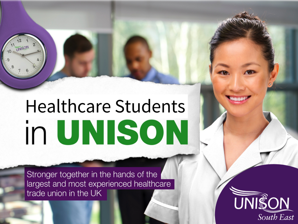 If you’re a health student on placement, now is the time to join UNISON ...