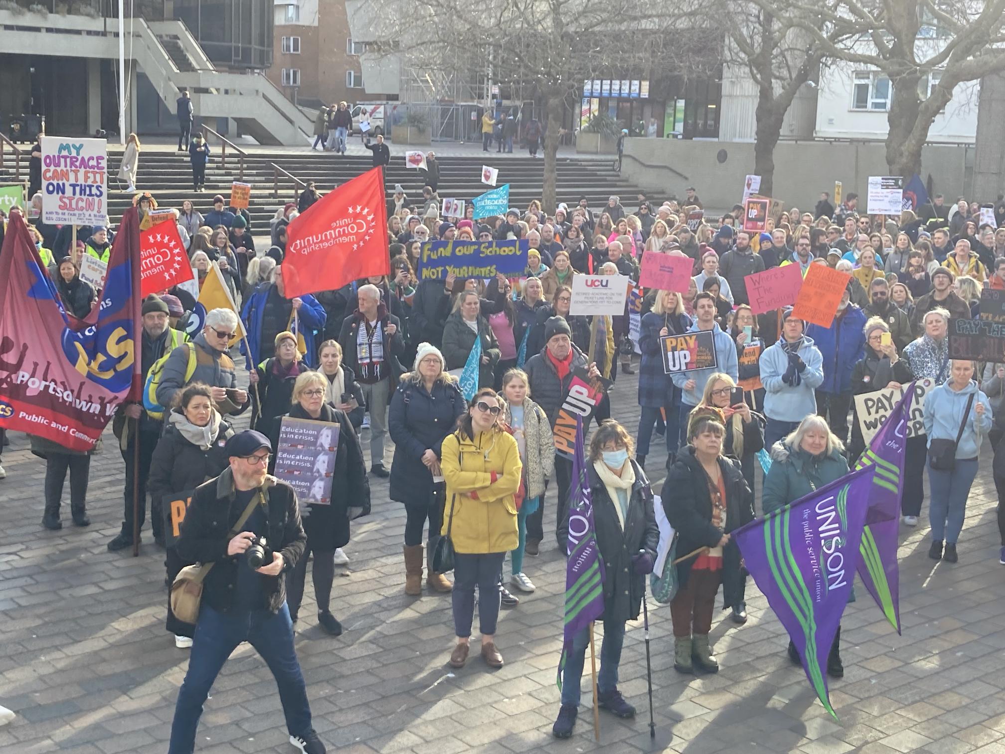 No cuts to pay, services or the right to strike | Article | News ...